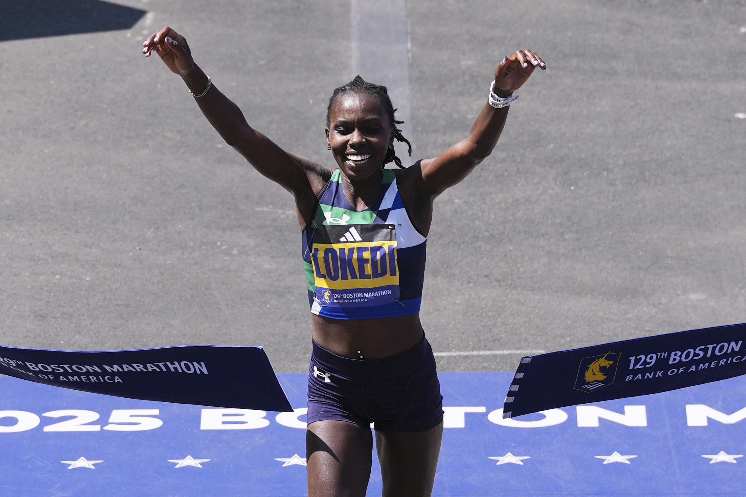 Former KU star Sharon Lokedi wins Boston Marathon, breaks course record ...
